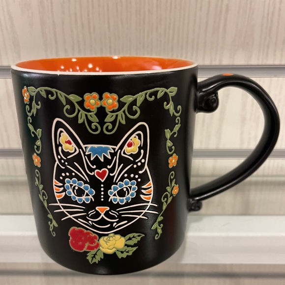 Eccolo | Dining | New Halloween Charlie Cat Day Of The Dead Floral ...